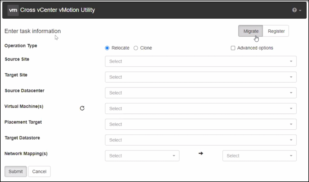 The VM Migration Process w/ VMware XVM Utility - Process Breakdown